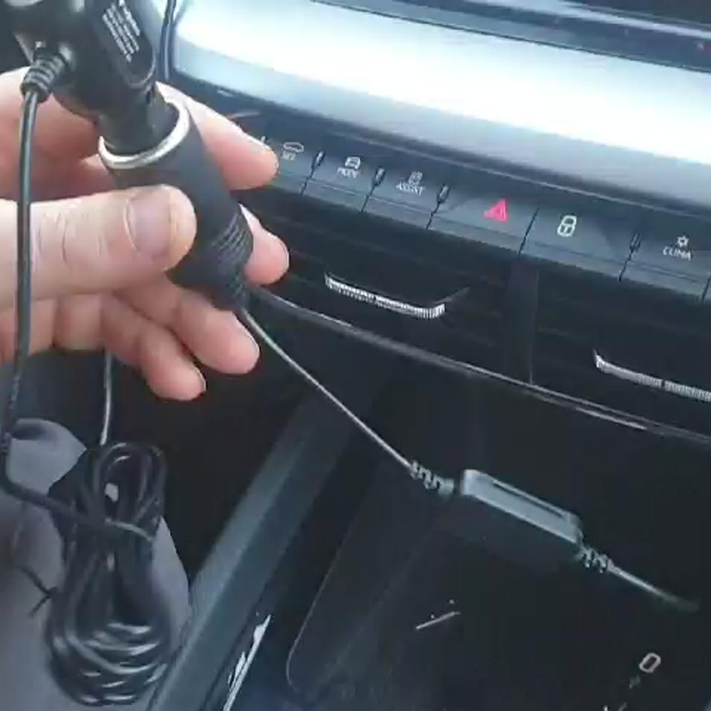 USB C Тип 5 В до 12 0,67 А 8 Вт Автомобильный разъем прикуривателя ...