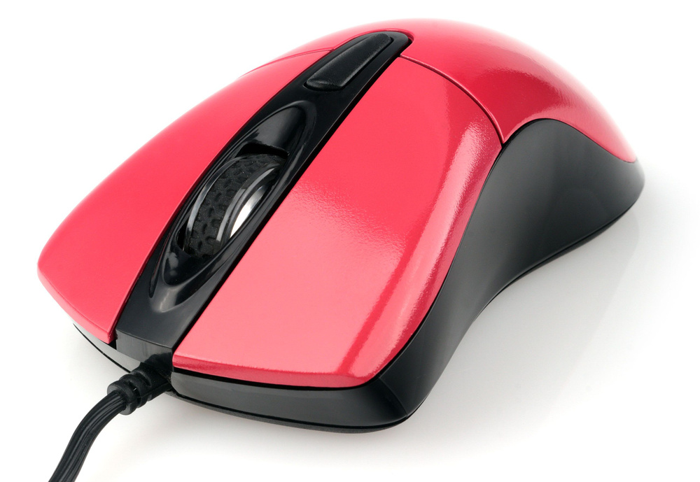 Мышь проводная Gembird MOP-415-R MOP-415-R, красный - купить по ...