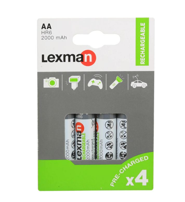 Lexman Аккумуляторная батарейка AA купить на OZON по низкой цене ...