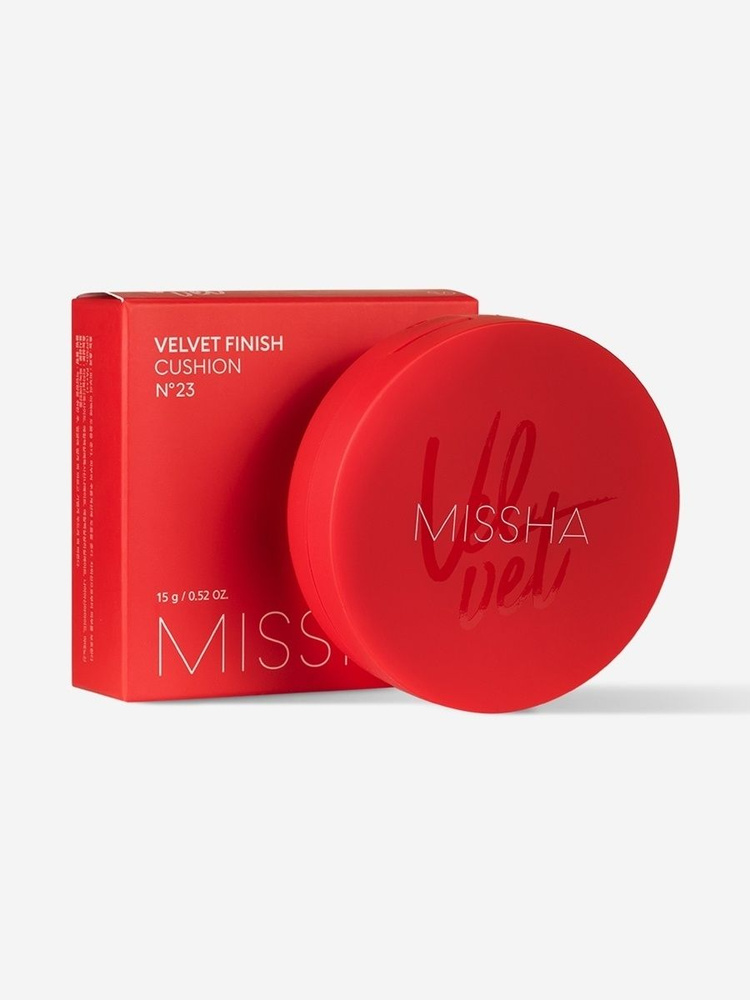 Missha Velvet Finish Cushion SPF50+ PA+++ Тональный кушон с матовым ...