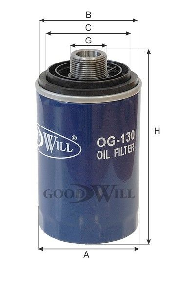 Фильтр масляный Goodwill OG 130 - купить по выгодным ценам в интернет ...