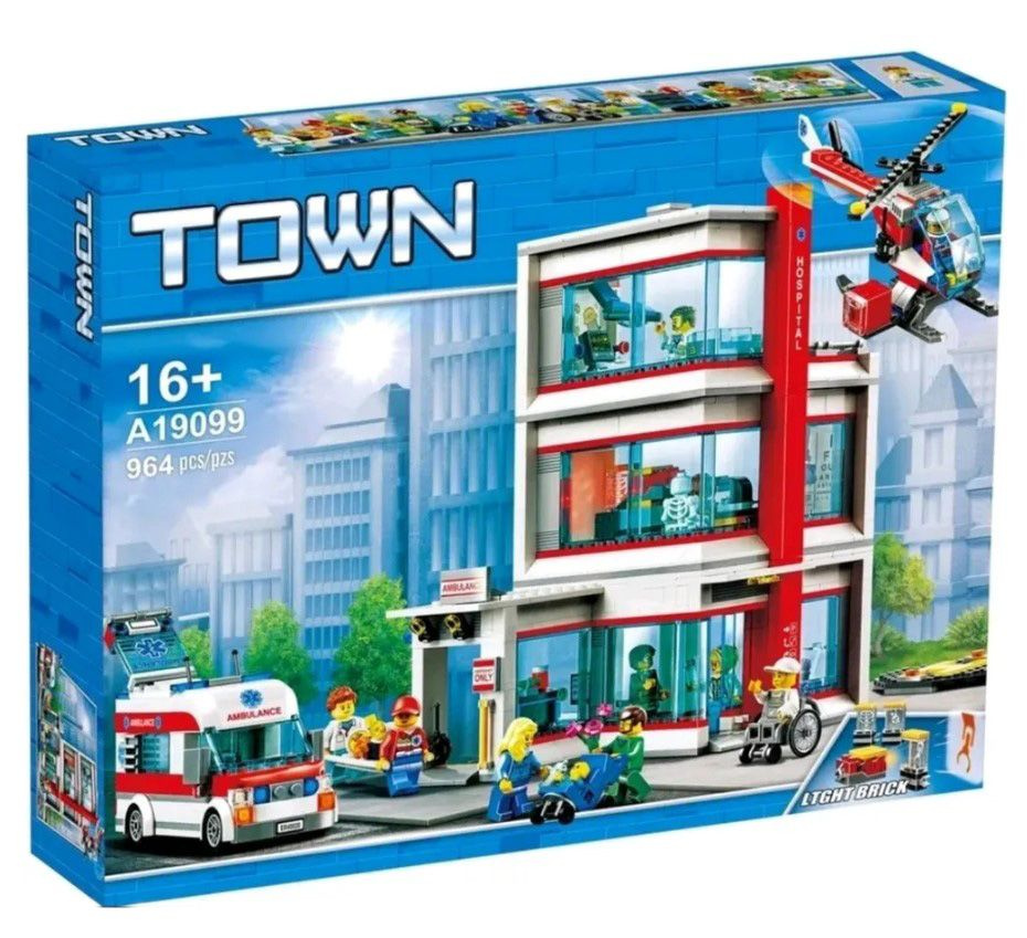 Конструктор Lion King 19099 "Городская больница", 964 детали купить на ...
