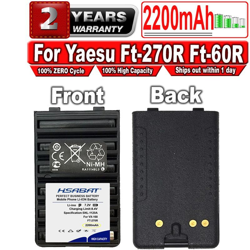 HSABAT 2200мАч FNB-V94 64 88 83 V57 V67Li аккумулятор для YAESU FT-270R ...
