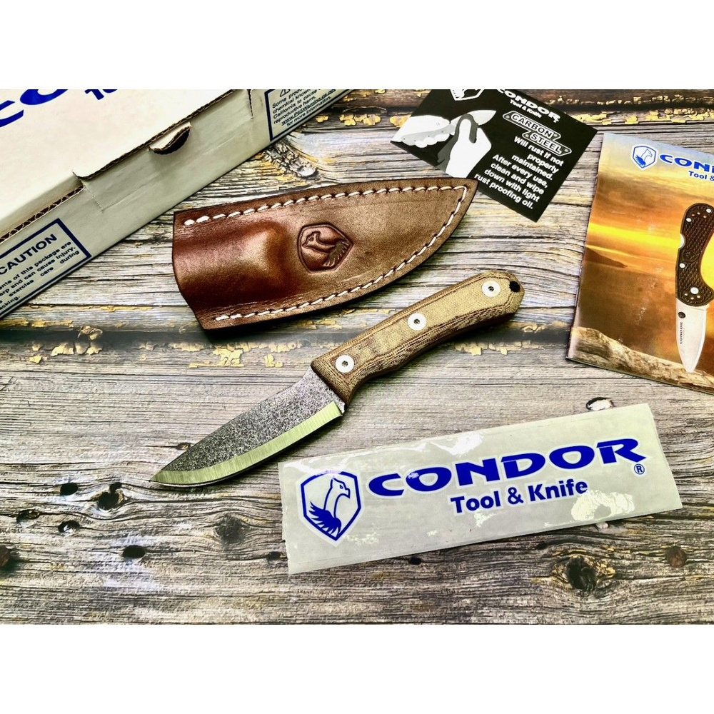 Condor Tool and Knife Нож туристический, длина лезвия 8,9 см - купить с ...