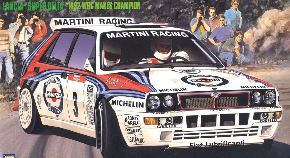 Сборная модель Lancia Super Delta 1992 WRC Makes Champion 25015 купить ...