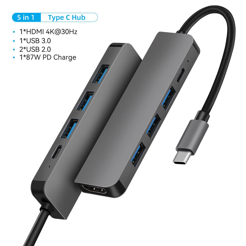 11 портов Usb C Hub Type C Адаптер к Hdmi совместимому 4k Vga Rj45 Sd