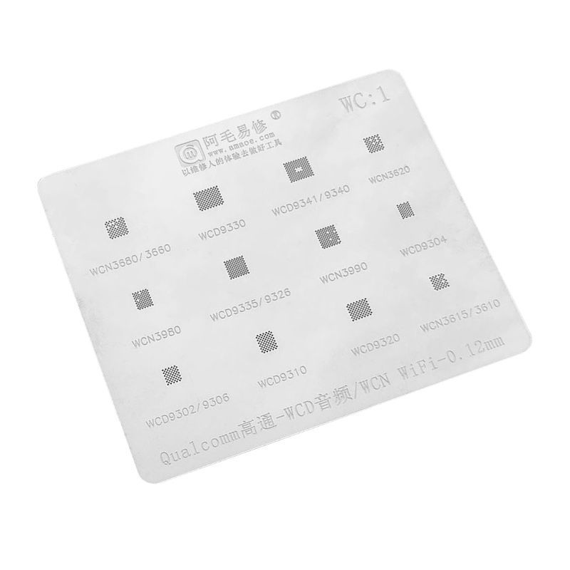Трафарет AMAOE Qualcomm WC1 T:0.12mm купить на OZON по низкой цене (971671753)