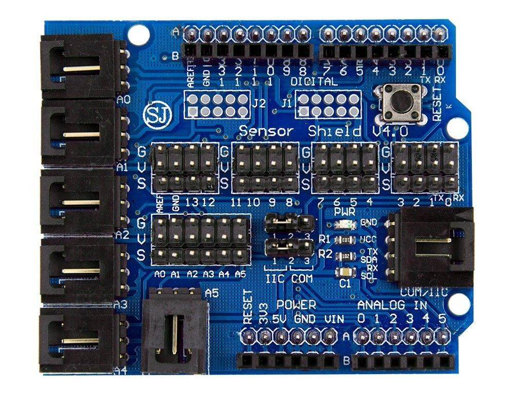 Arduino Sensor Shield V 4 плата купить с доставкой по выгодным ценам