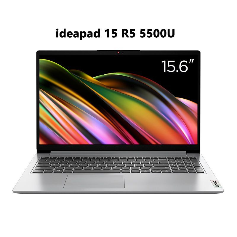 Ноутбук Lenovo Ideapad 15/AMD Ryzen 5 5500U/8GB/512GB, серебристый ...