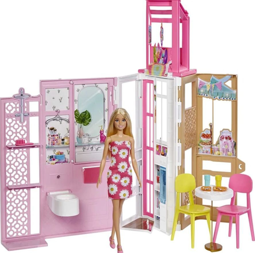 Загородный дом Набор Barbie HCD48 - купить с доставкой по выгодным ...