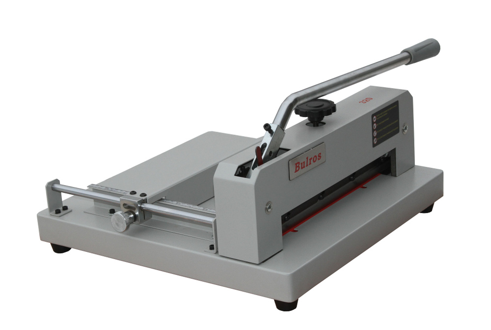 Резак для бумаги Bulros 320 гильотинный механический Длина реза 320 мм, стопа 40 мм, глубина ...