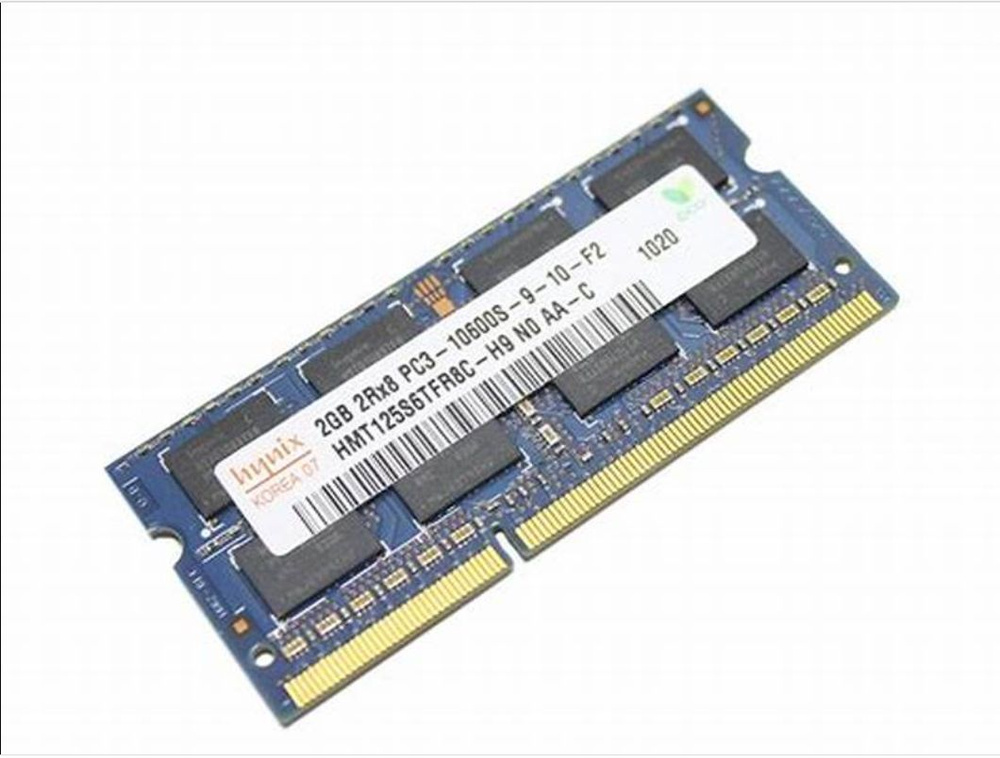 Модуль оперативной памяти Hynix для Ноутбука 2Gb DDR3 2Rx8 PC3-10600S 2 ГБ 1333 МГц SO-DIMM2 ГБ ...