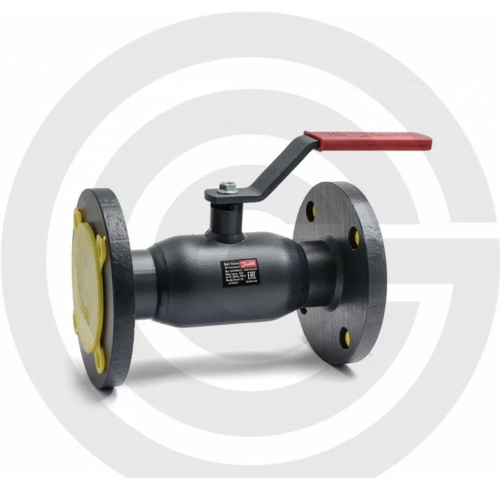 Кран шаровой сталь JIP Standard FF Ду 125 Ру16 фл Danfoss 065N9629, JIP ...