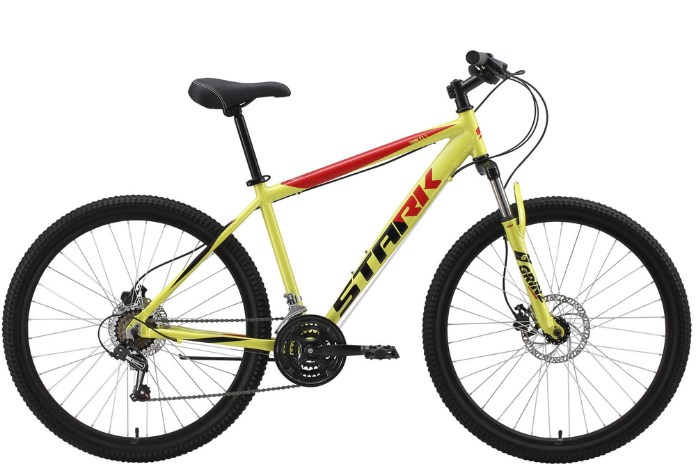 Велосипед STARK Tank 27.1 HD 2023 16 жёлтый/красный/чёрный - купить по ...