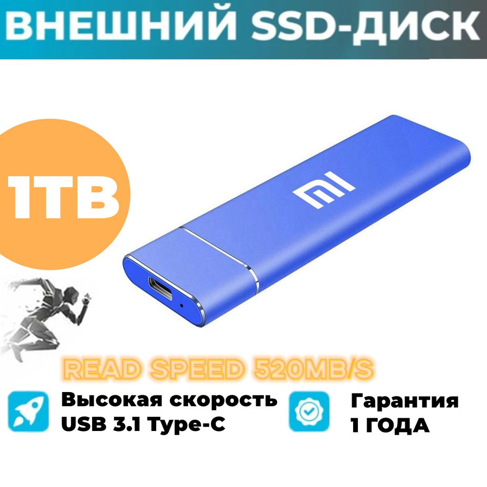 Внешний SSD-диск Внешний SSD, 1 ТБ - купить по выгодной цене в интернет ...
