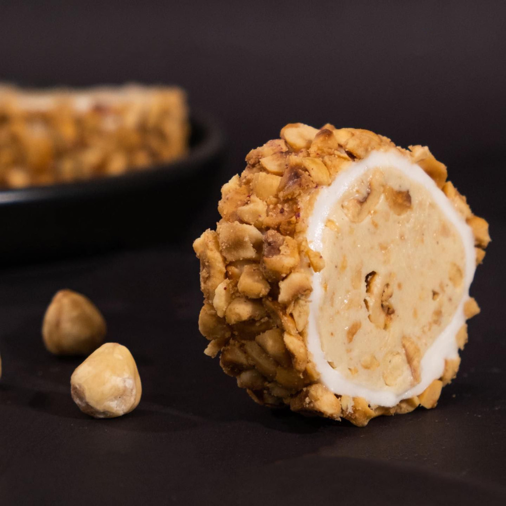 HACIBABA №120 Рахат лукум Мега с пастой из фундука в фундуке 400гр ...