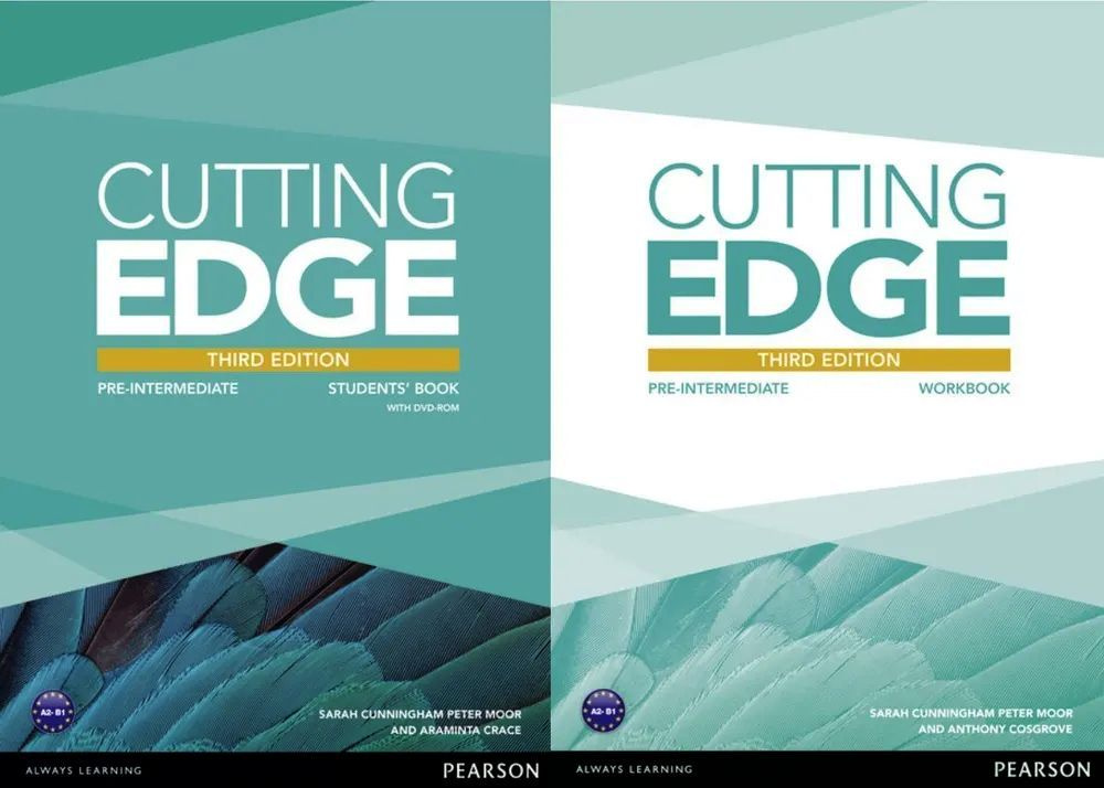 Cutting Edge Pre-Intermediate комплект Students' Book (with DVD) + Workbook (3rd Edition ...