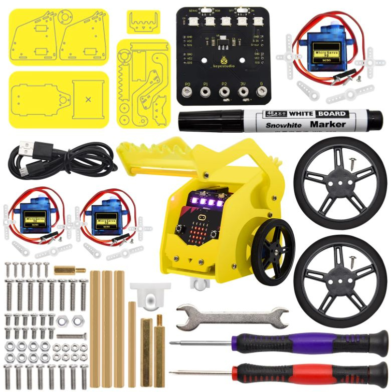 Robot Frog Keyestudio, робот мини машина с графическим программированием на базе Arduino с ...