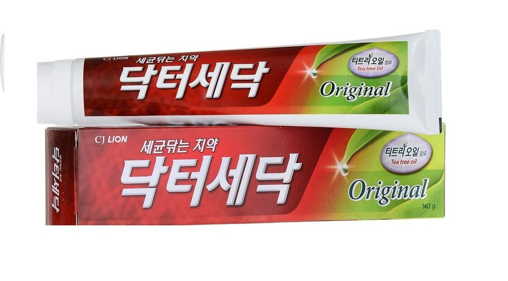 CJ LION Зубная паста 140гр Dr Sedoc Масло чайного дерева против бактерий - купить с доставкой по ...