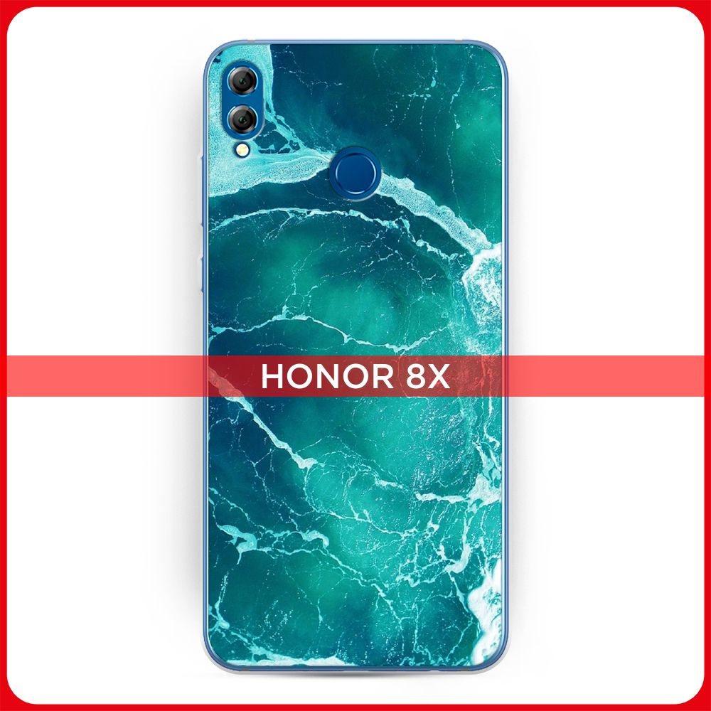 Силиконовый чехол на Honor 8X / Хонор 8Х Изумрудный океан - купить с ...