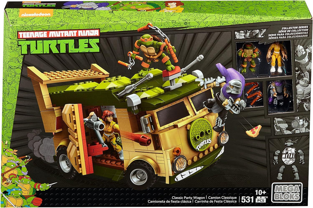 Mega Bloks/Teenage Mutant Ninja Turtles -TMNT 1987, Набор классических ...