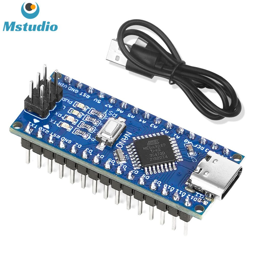 Arduino Nano V3.0 Программируемый контроллер USB Type-C на базе микроконтроллера ATmega328P ...
