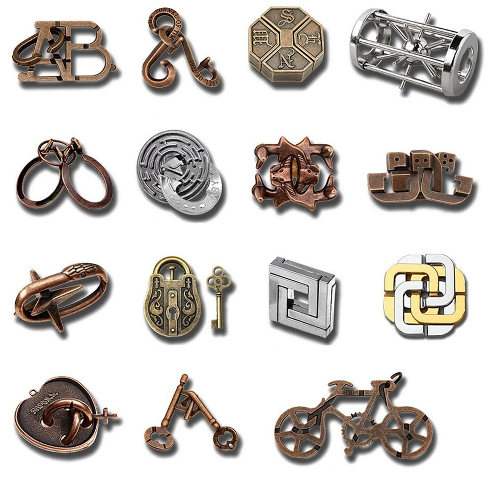 luban lock набор детских развивающих игрушек из сплава которые помогают ...