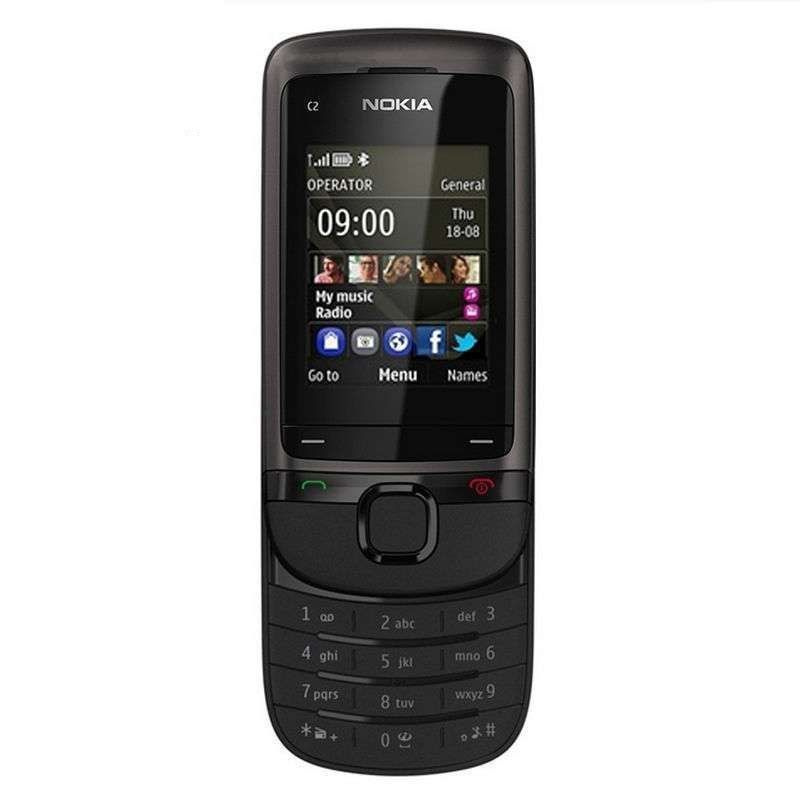 Мобильный телефон Nokia C2-05, черный - купить по выгодной цене в интернет-магазине OZON ...