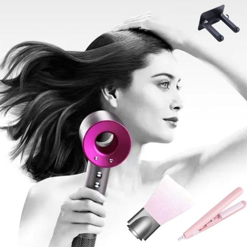 Фен с насадками для укладки волос профессиональный/Фен для волос ...