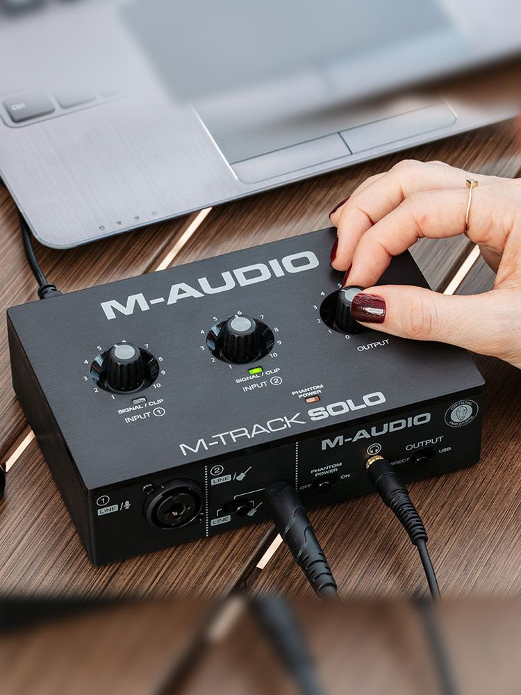 Звуковая карта M Audio M Track Solo купить по выгодной цене в интернет