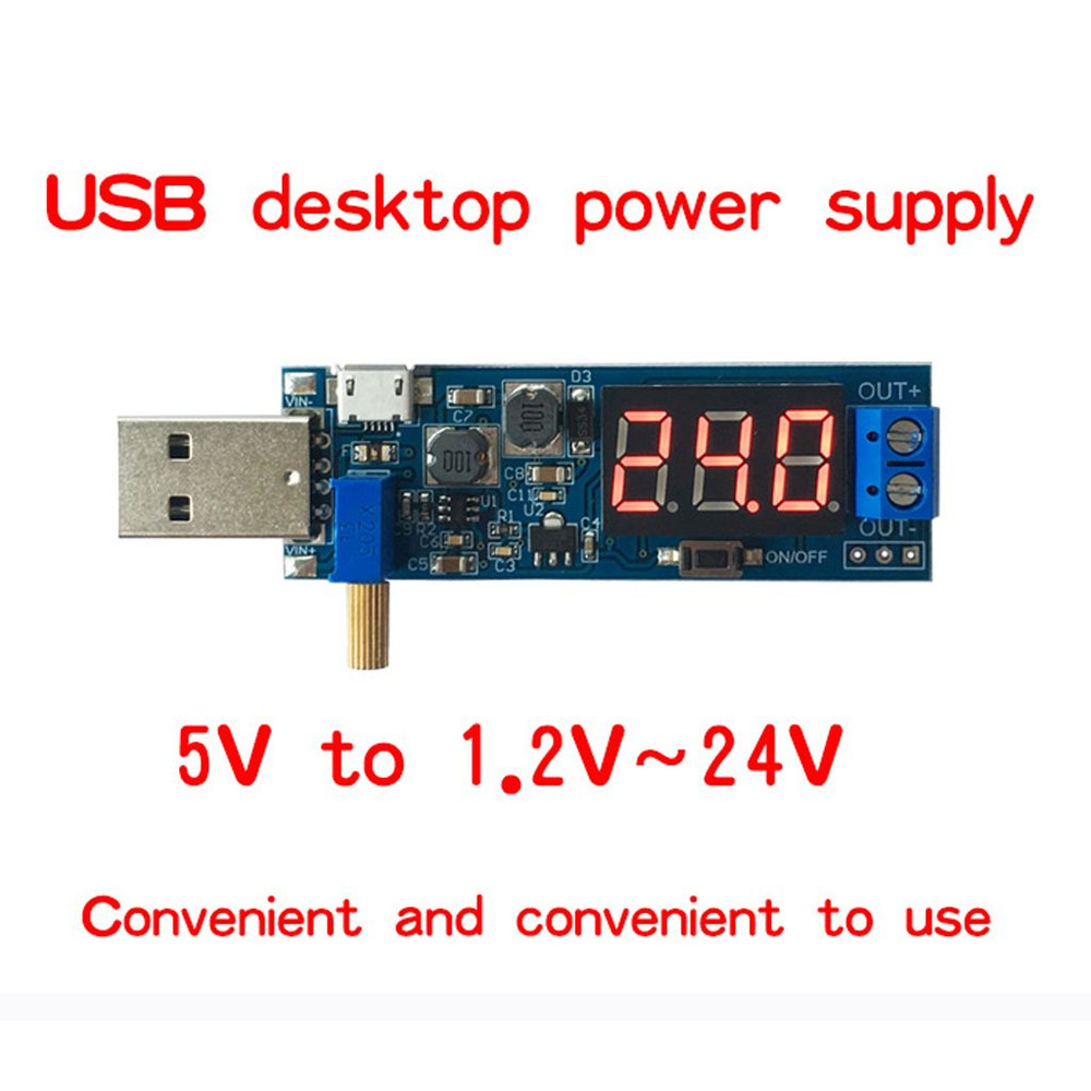 DC-DC от 5V до 12V-24V USB Шаг-шаг/вниз модуль питания Регулируемый преобразователь купить на ...