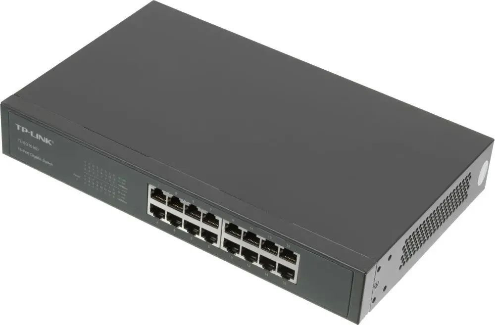 Коммутатор TP-Link TL-SG1016D 16-port Gigabit Desktop/Rackmount Switch ...