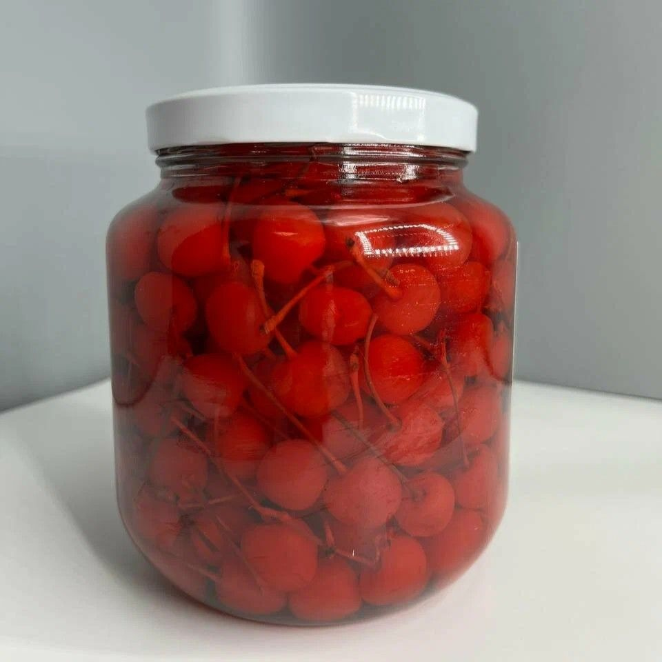 Вишня мараскиновая коктейльная цукатная с веточкой, 2 кг, ЗИЛАНДИЯ ...