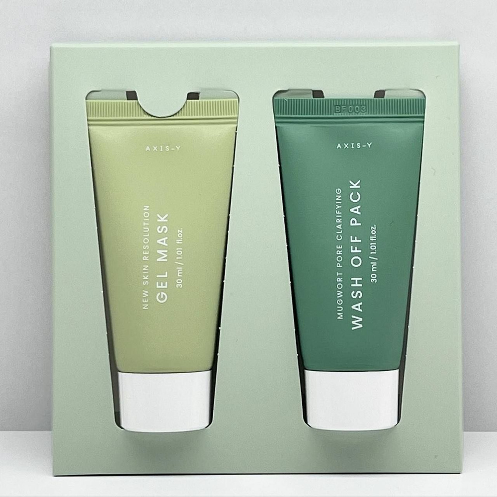 AXIS-Y Набор масок (30мл+30мл) для лица AXIS-Y Mask Now Glow Later Duo ...