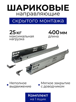 Направляющие Скрытого Монтажа Боярд – купить на OZON по низкой цене