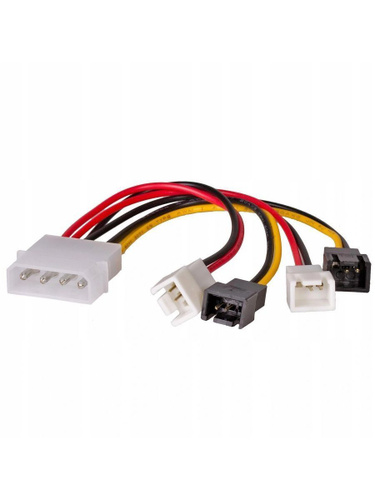 Переходник Molex на 4 вентилятора 2, 3, 4 пин с блока питания ...