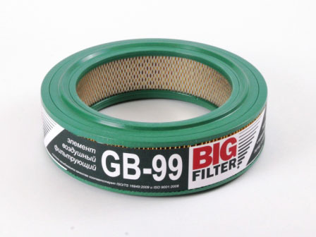 Фильтр воздушный BIG FILTER GB99 для Volga, 3307, GAZelle, SAZ 3507 ...