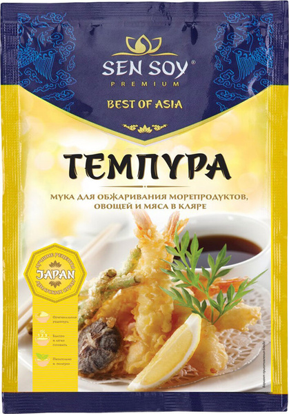 Панировка Sen Soy Темпура мука панировочная японская для кляра, 150 г купить на OZON по низкой ...