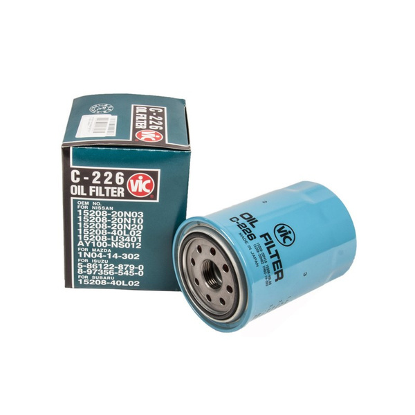 Фильтр масляный VIC C226 для FAMILIA, ALMERA, DATSUN, CEDRIC, SUNNY, NP300, NV350 купить на OZON ...