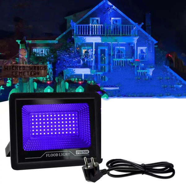 Уличный светодиодный прожектор IP66, 50 Вт, холодный свет 8000 Лм купить на OZON по низкой цене ...