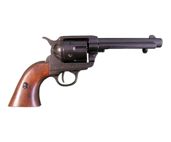 Вопросы и ответы о Макет револьвера Colt Peacemaker с черным покрытием (США, 1873 г.) – OZON ...