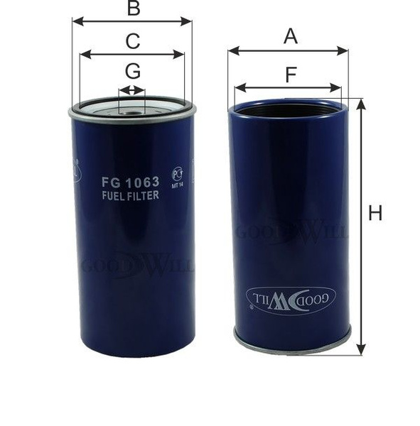 Goodwill Фильтр топливный арт. FG1063;FG 1063 купить на OZON по низкой ...