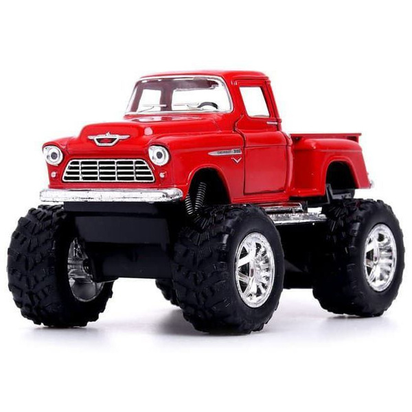 Машинка металлическая инерционная Kinsmart 1:32 1955 Chevy Stepside Pick-up Off Road (Шеви ...