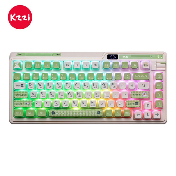 RK Royal Kludge Игровая клавиатура беспроводная KZZI K75, (RK Red ...