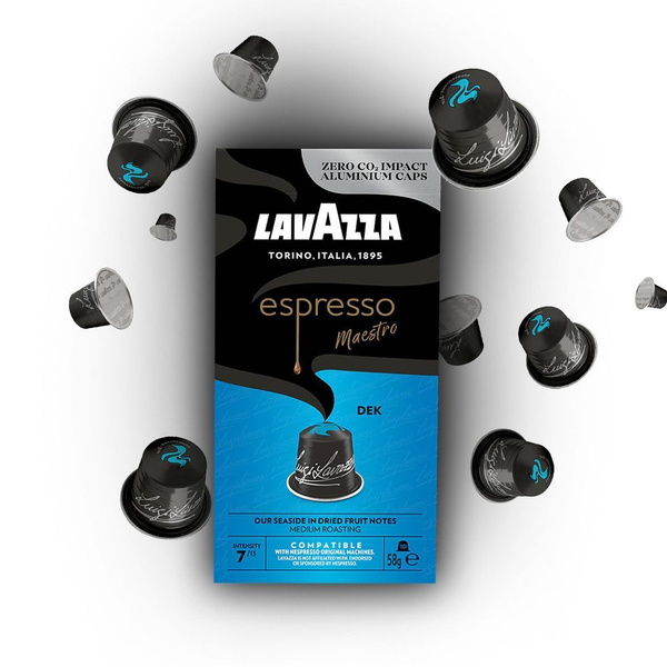 Кофе молотый в капсулах Lavazza Maestro Alu Decaffeinato (Dek) без ...