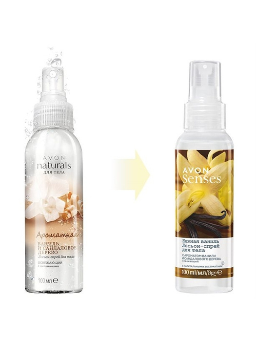 спрей для тела парфюмированный AVON ВАНИЛЬ - купить с доставкой по ...