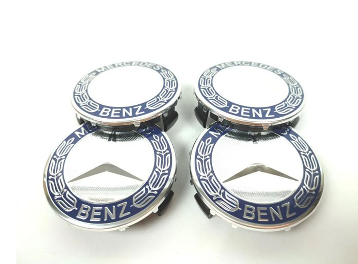 Колпачки, заглушки на литой диск колеса для Mercedes / Мерседес 75 мм ...