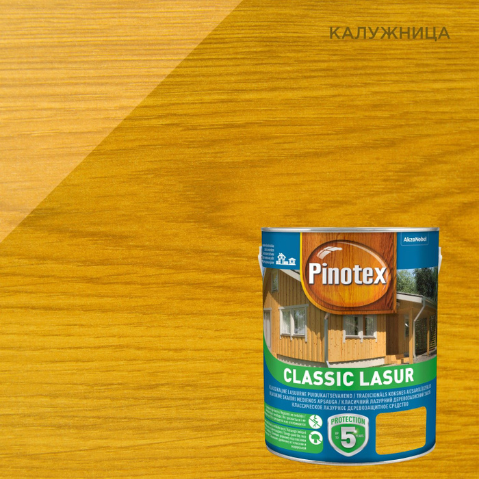 Пропитка деревозащитная Pinotex Classic Lasur (3л) калужница - купить ...