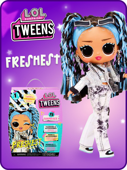 L.O.L. Surprise! Кукла Кукла LOL OMG Freshest, 15 сюрпризов - купить с ...