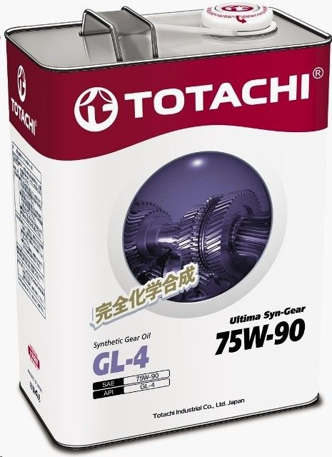 Масло трансм. TOTACHI Ultima Syn-Gear GL-4 75W90 (4л.) п/синт. - купить ...